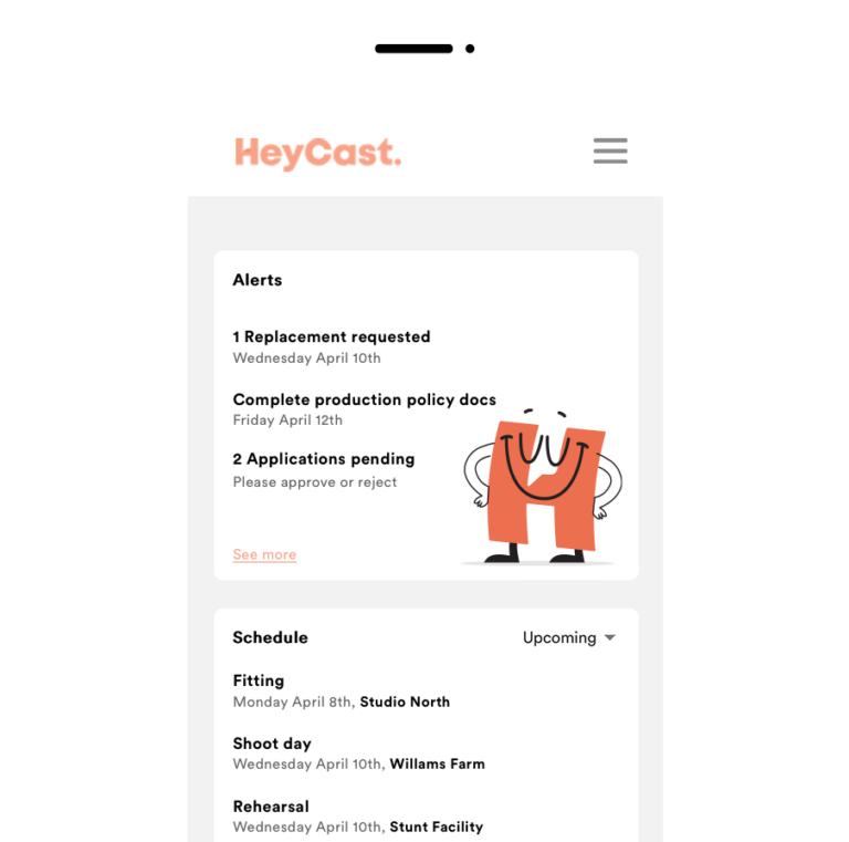 HeyCast - Casting & Talent Management Software for Film & TV